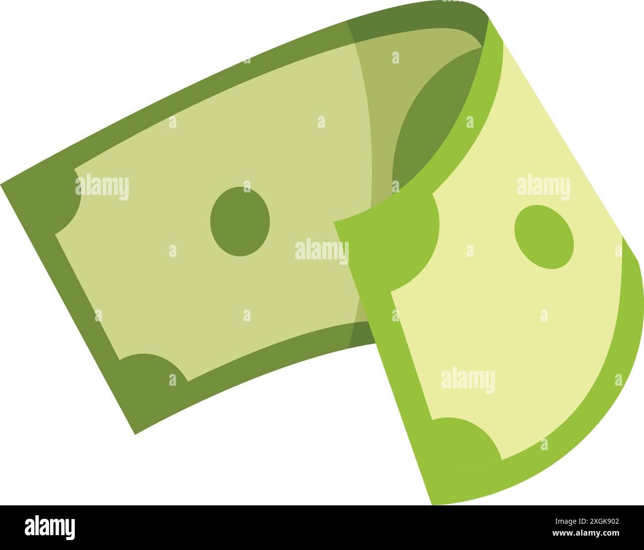 Green banknote is waving in the air hi-res stock photography and images ...