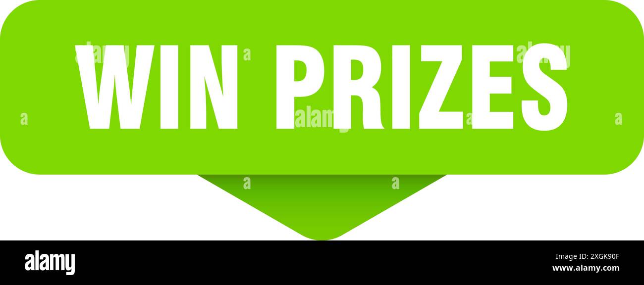 win prizes sticker. win prizes sign on transparent background ...