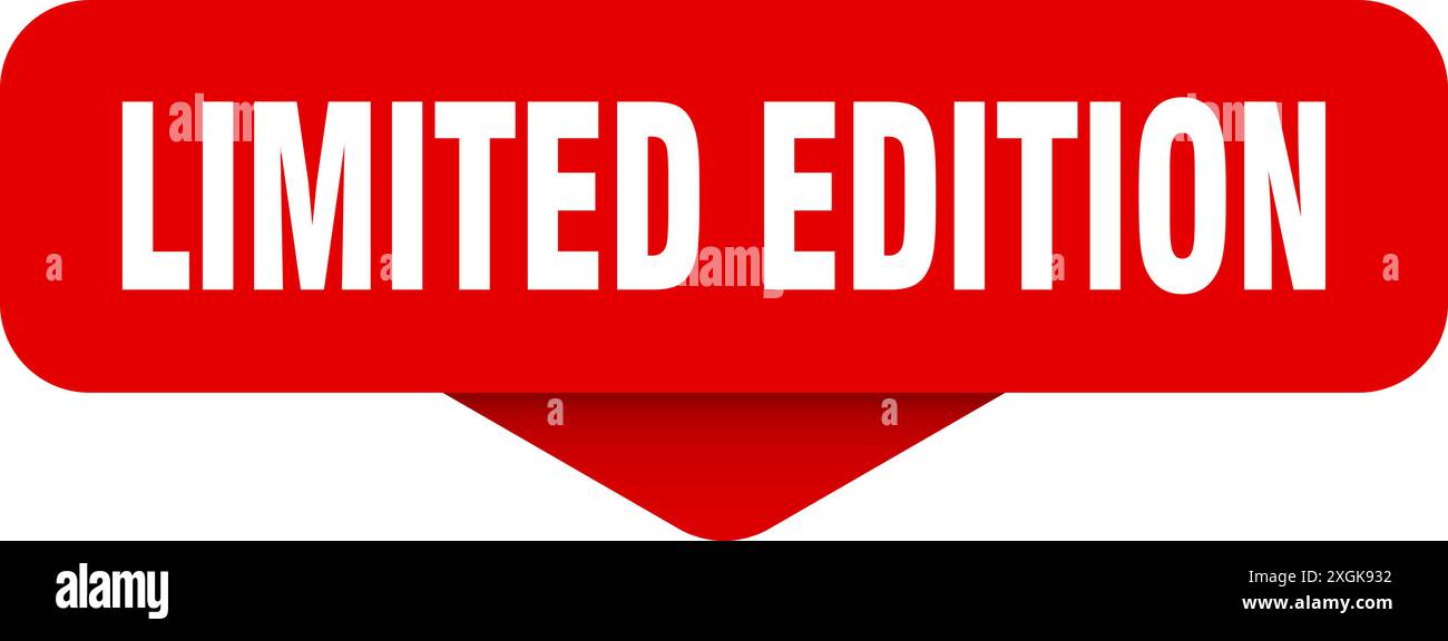 limited edition sticker. limited edition sign on transparent background ...
