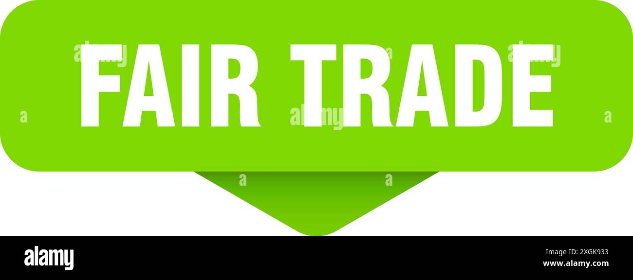 fair trade sticker. fair trade sign on transparent background ...
