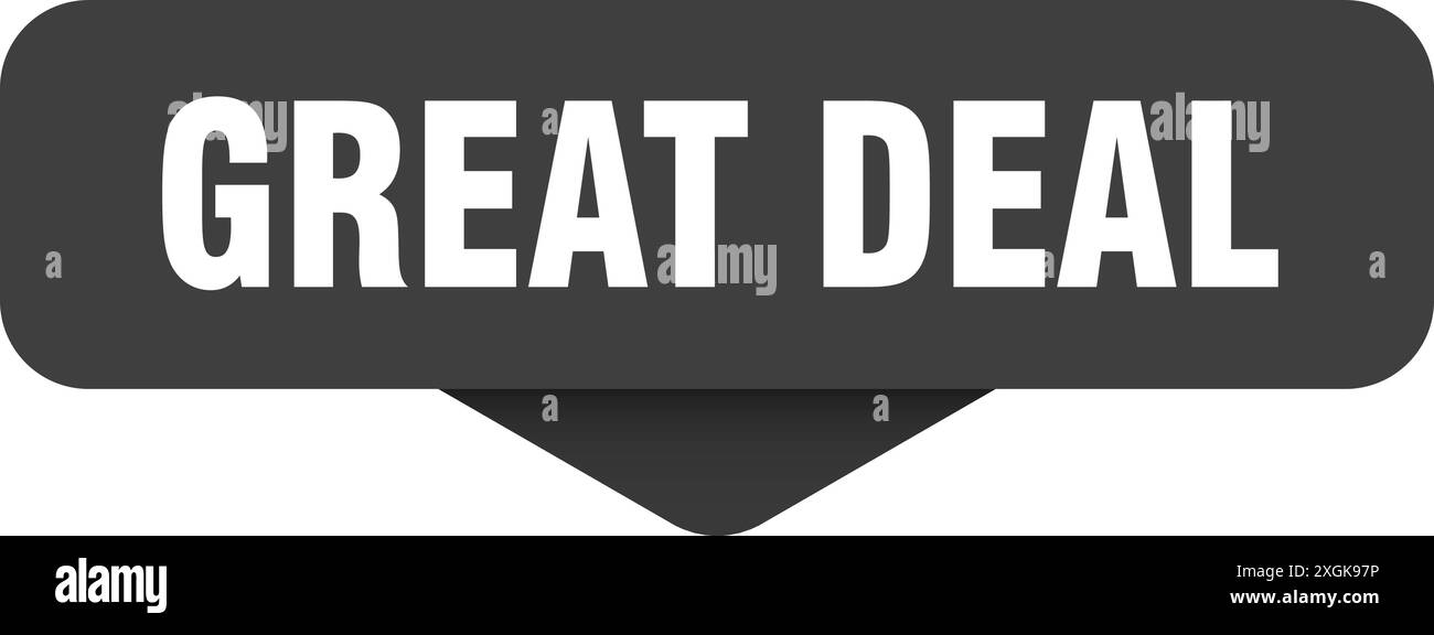 great deal sticker. great deal sign on transparent background ...