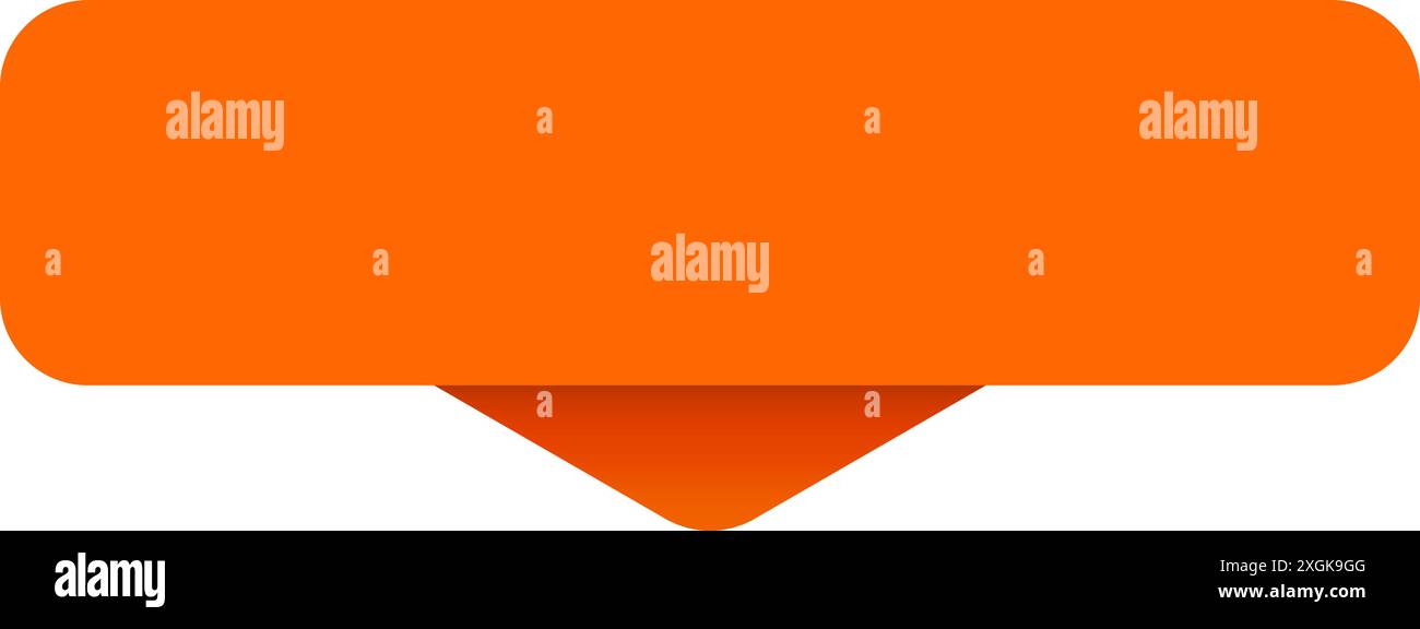 blank sticker. blank sign on transparent background. rectangular button ...