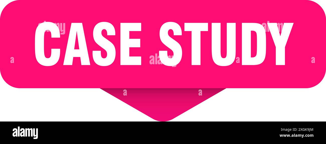 case study sticker. case study sign on transparent background ...