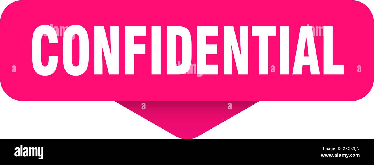confidential sticker. confidential sign on transparent background ...