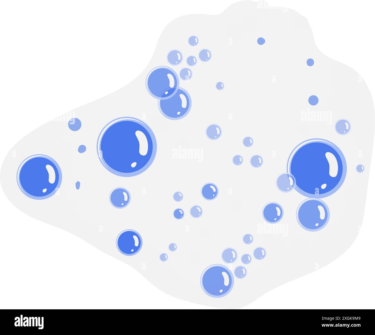 texture bath soap foam cartoon vector illustration Stock Vector Image ...