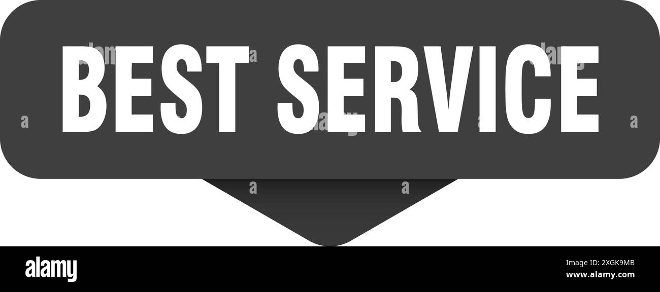 best service sticker. best service sign on transparent background ...
