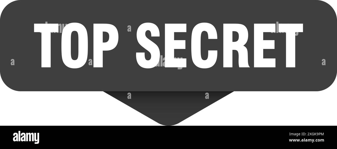 top secret sticker. top secret sign on transparent background ...