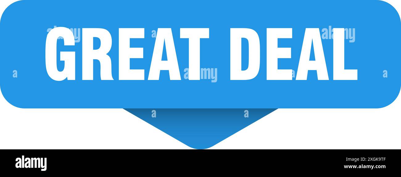 great deal sticker. great deal sign on transparent background ...