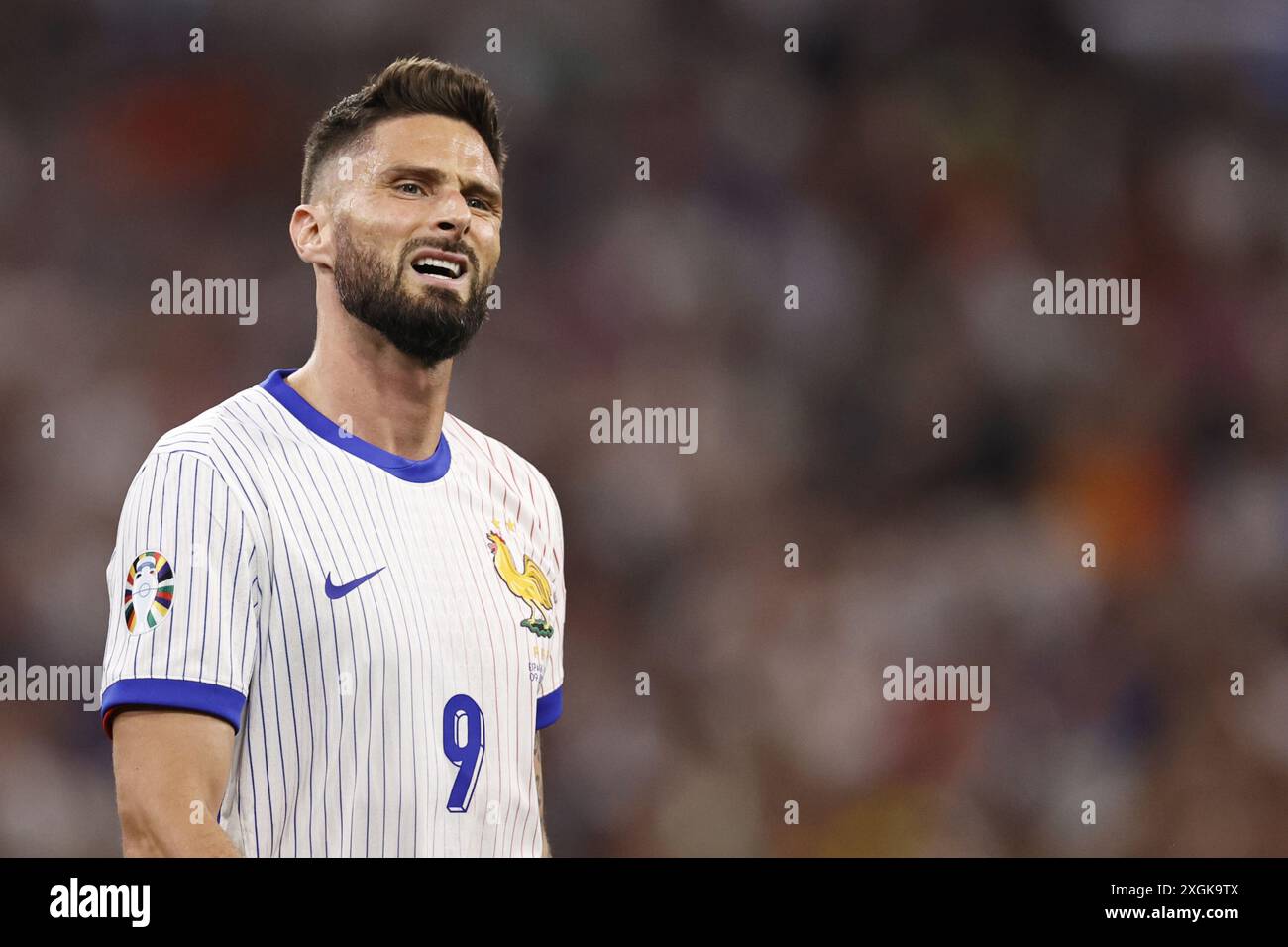 MUNICH - Olivier Giroud of France during the UEFA EURO 2024 semi-final ...