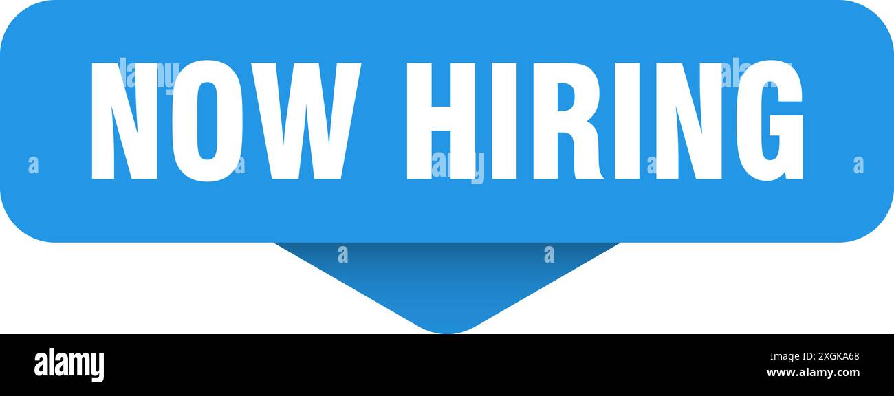 now hiring sticker. now hiring sign on transparent background ...