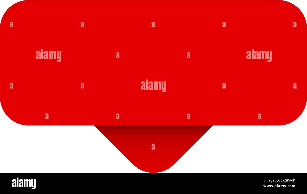 blank sticker. blank sign on transparent background. rectangular button ...