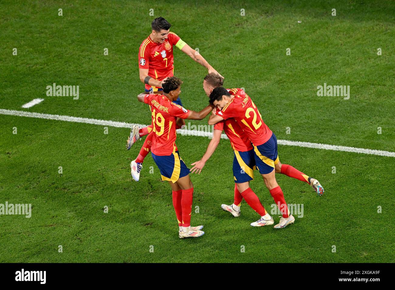 Munich, Germany. 09th July, 2024. Soccer, UEFA Euro 2024, European ...