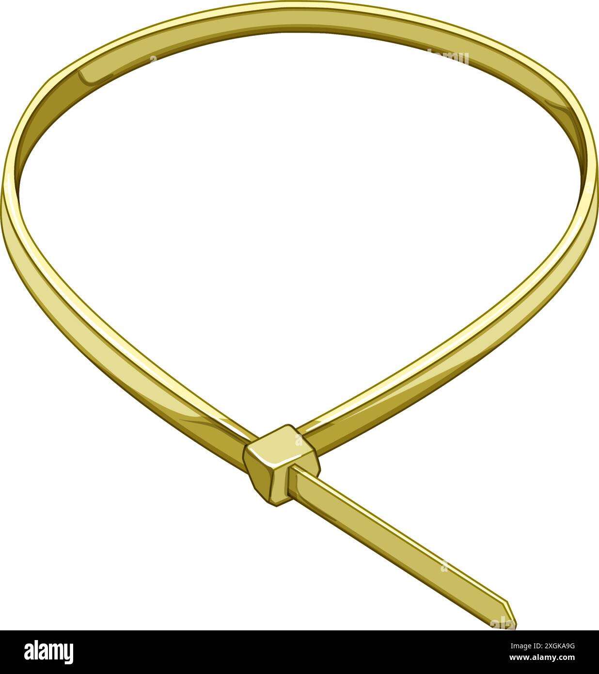 wrap cable ties cartoon vector illustration Stock Vector Image & Art ...