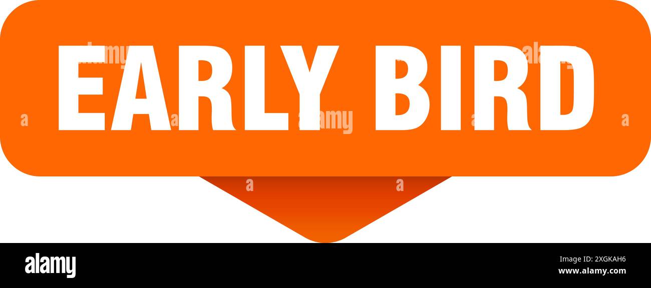 early bird sticker. early bird sign on transparent background ...