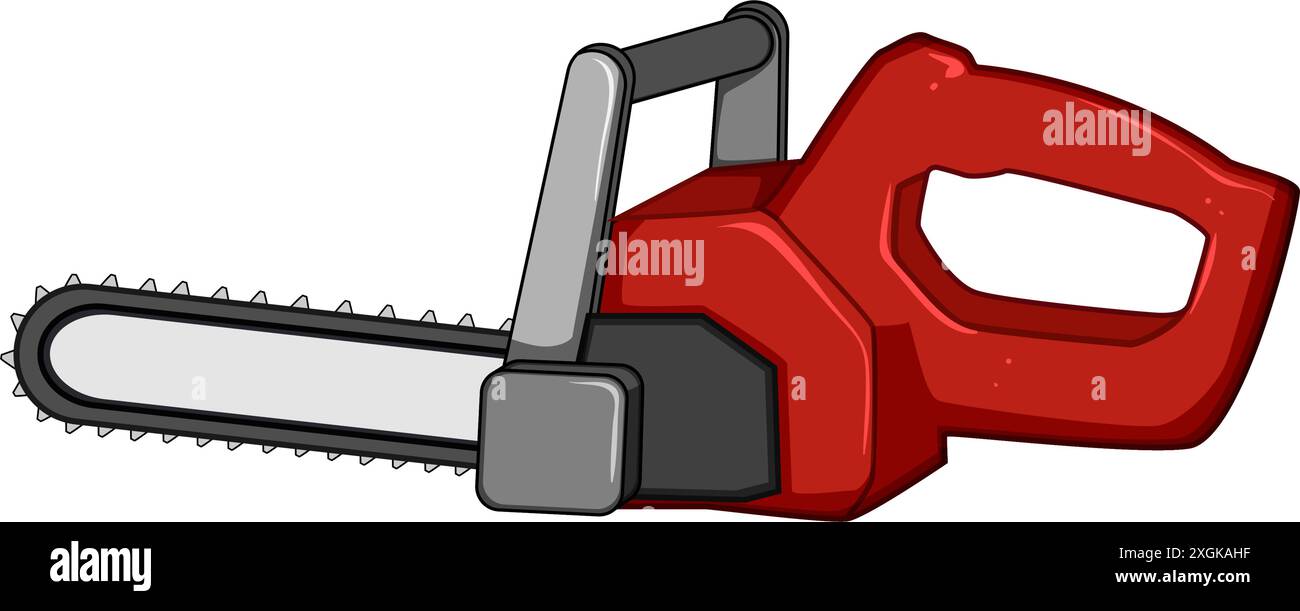 saw chainsaw cartoon vector illustration Stock Vector Image & Art - Alamy