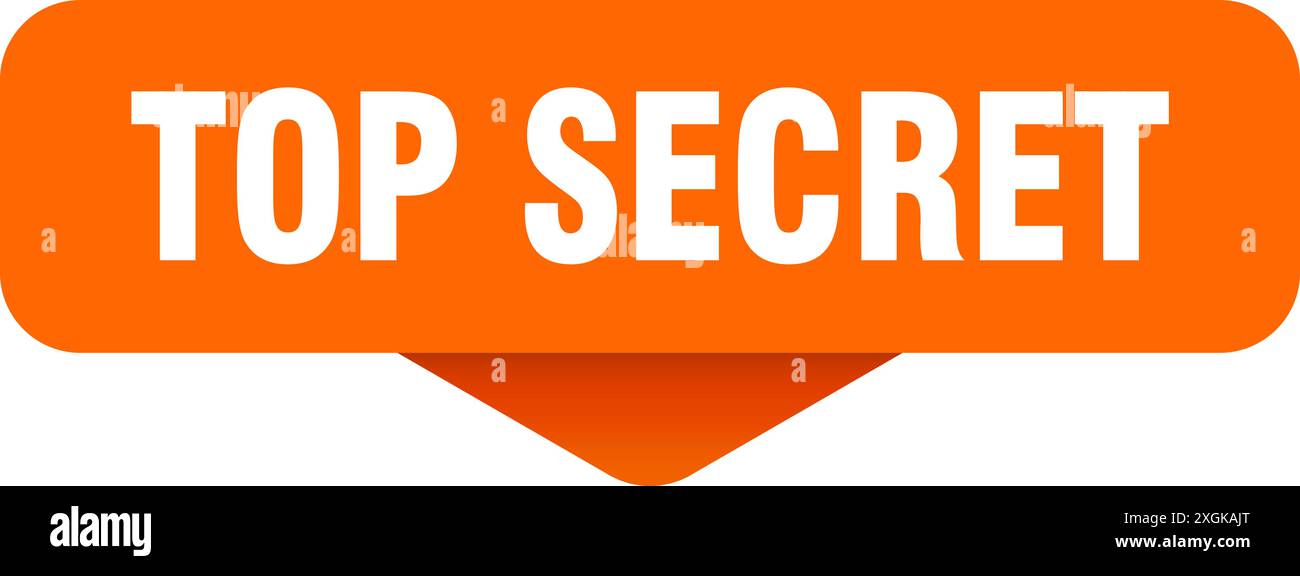 top secret sticker. top secret sign on transparent background ...
