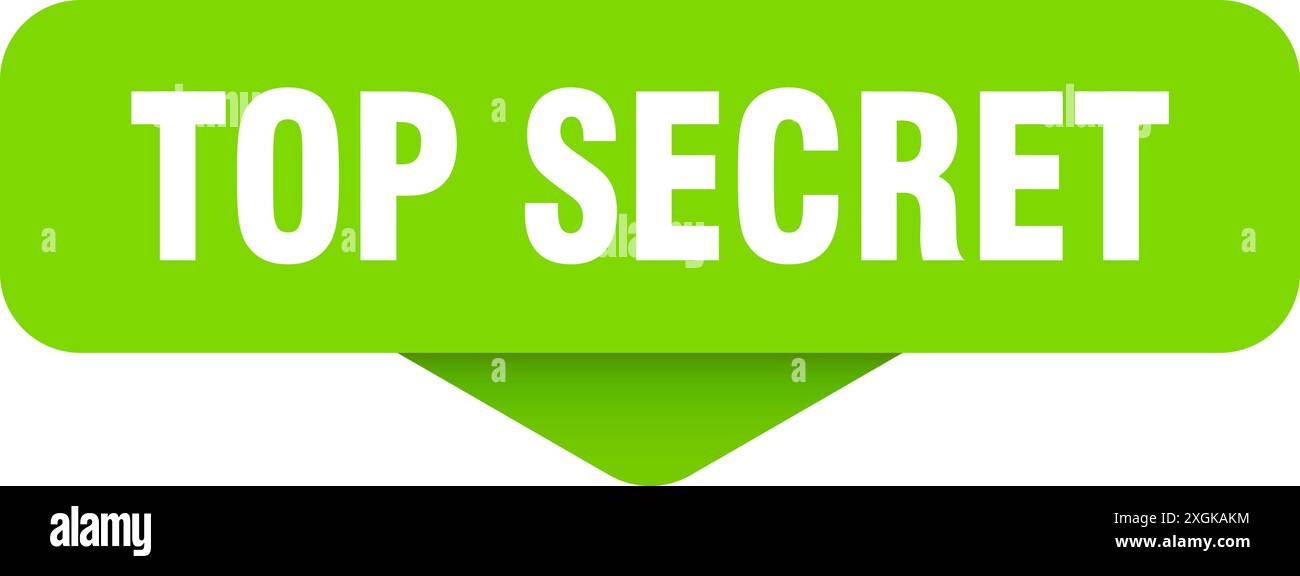 top secret sticker. top secret sign on transparent background ...
