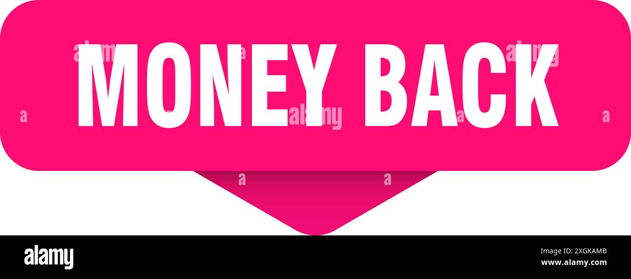 money back sticker. money back sign on transparent background ...