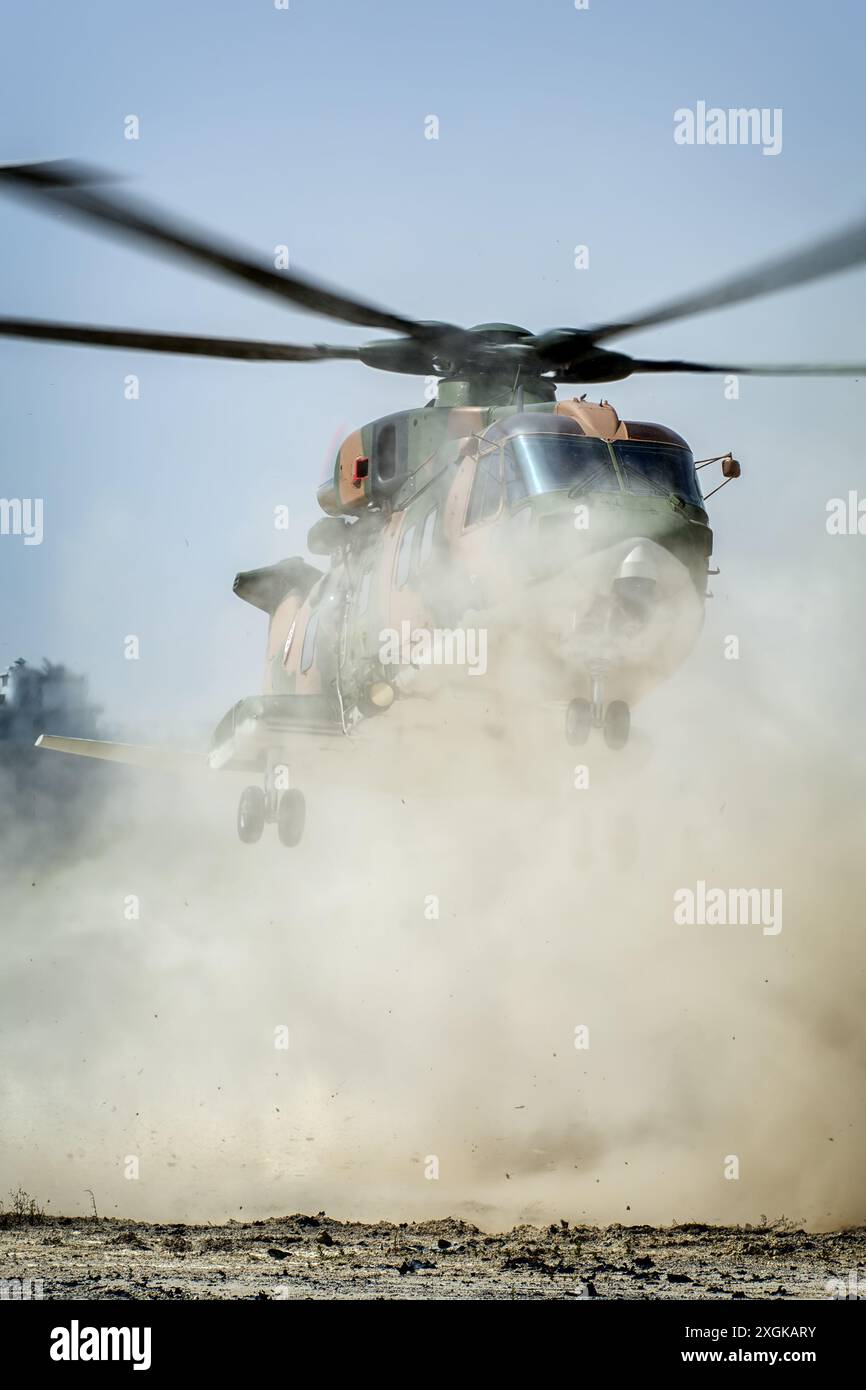 Portuguese Air Force 'Esquadra 751' EH101 helicopter Stock Photo - Alamy
