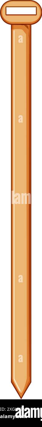 tie cable ties cartoon vector illustration Stock Vector Image & Art - Alamy