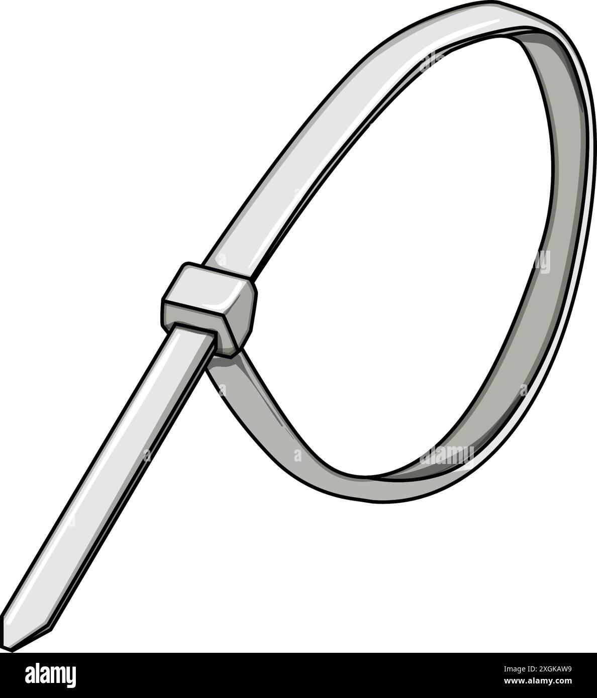 bundle cable ties cartoon vector illustration Stock Vector Image & Art ...