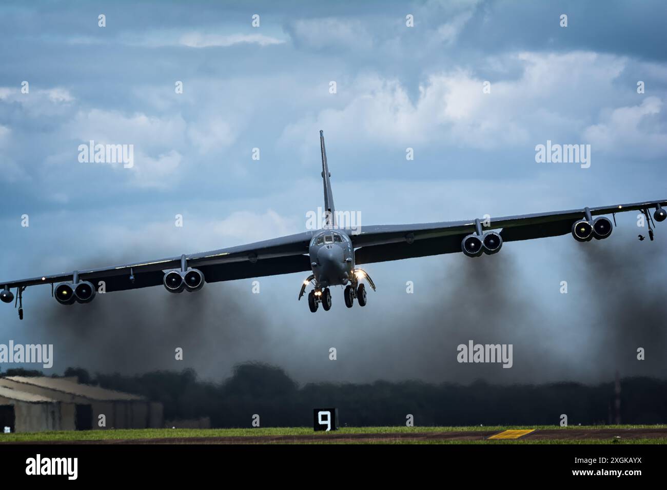 Boeing B-52 Stratofortress long range bomber at RAF Fairford Stock ...