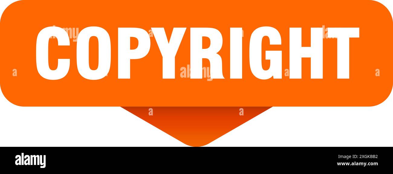 copyright sticker. copyright sign on transparent background ...