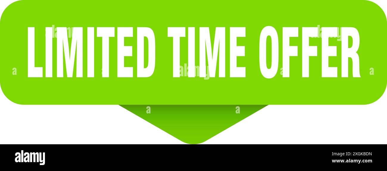 limited time offer sticker. limited time offer sign on transparent ...