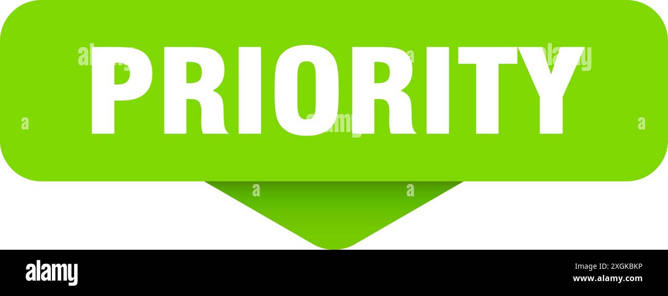 Priority sticker rectangular label hi-res stock photography and images ...
