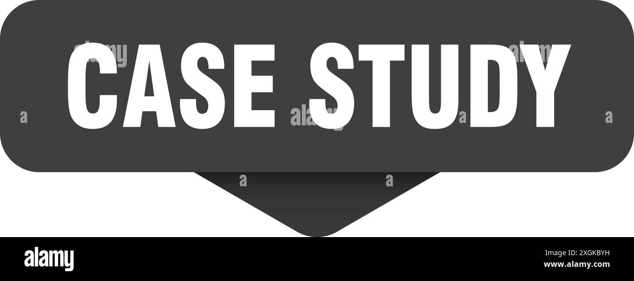case study sticker. case study sign on transparent background ...