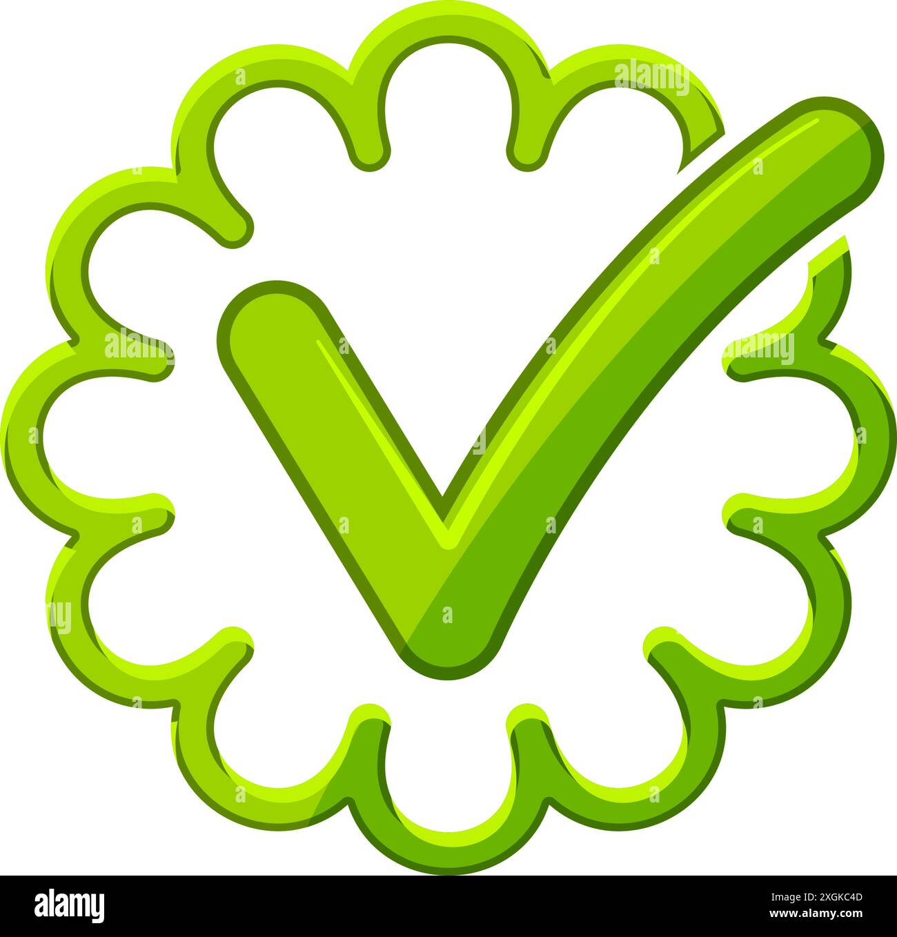 ok check mark cartoon vector illustration Stock Vector Image & Art - Alamy