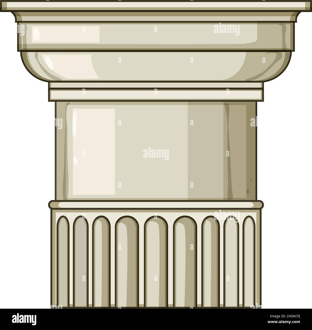 antique column ancient cartoon vector illustration Stock Vector Image & Art - Alamy