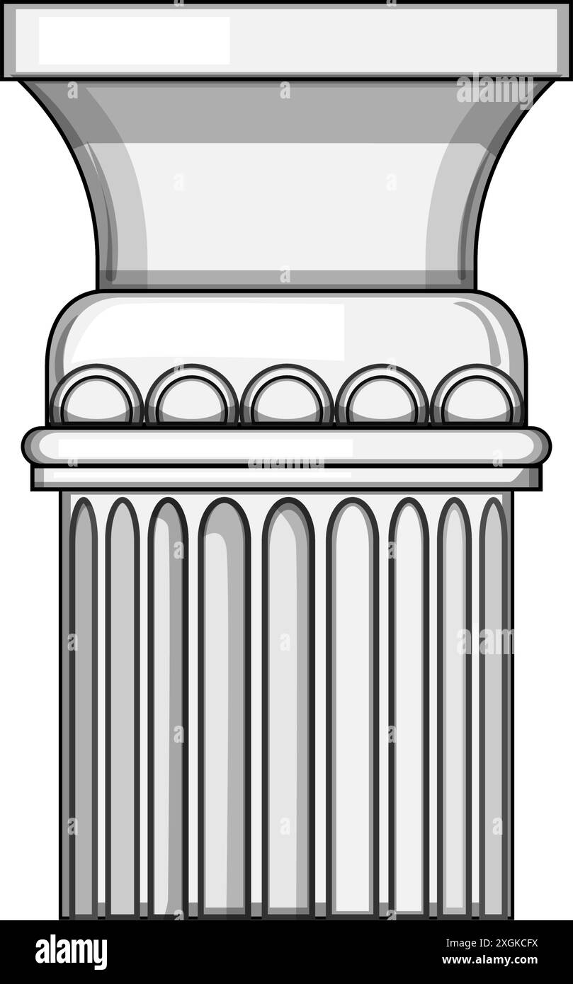 architecture column ancient cartoon vector illustration Stock Vector Image & Art - Alamy