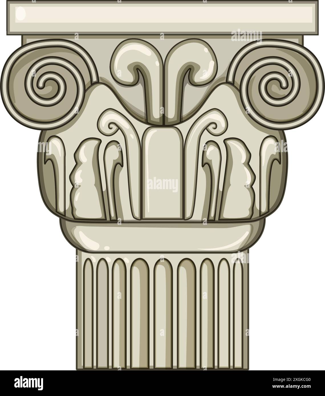 temple column ancient cartoon vector illustration Stock Vector Image & Art - Alamy