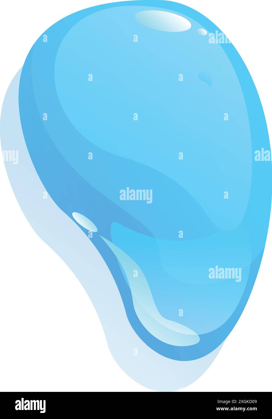 Water flowing down Stock Vector Images - Alamy