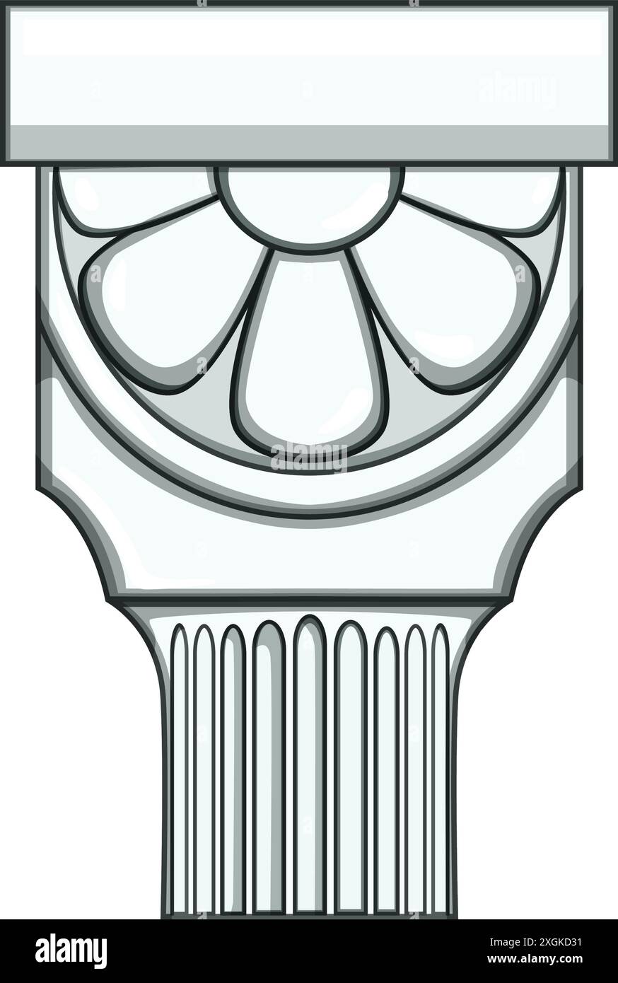 Ancient egyptian pillar Cut Out Stock Images & Pictures - Alamy