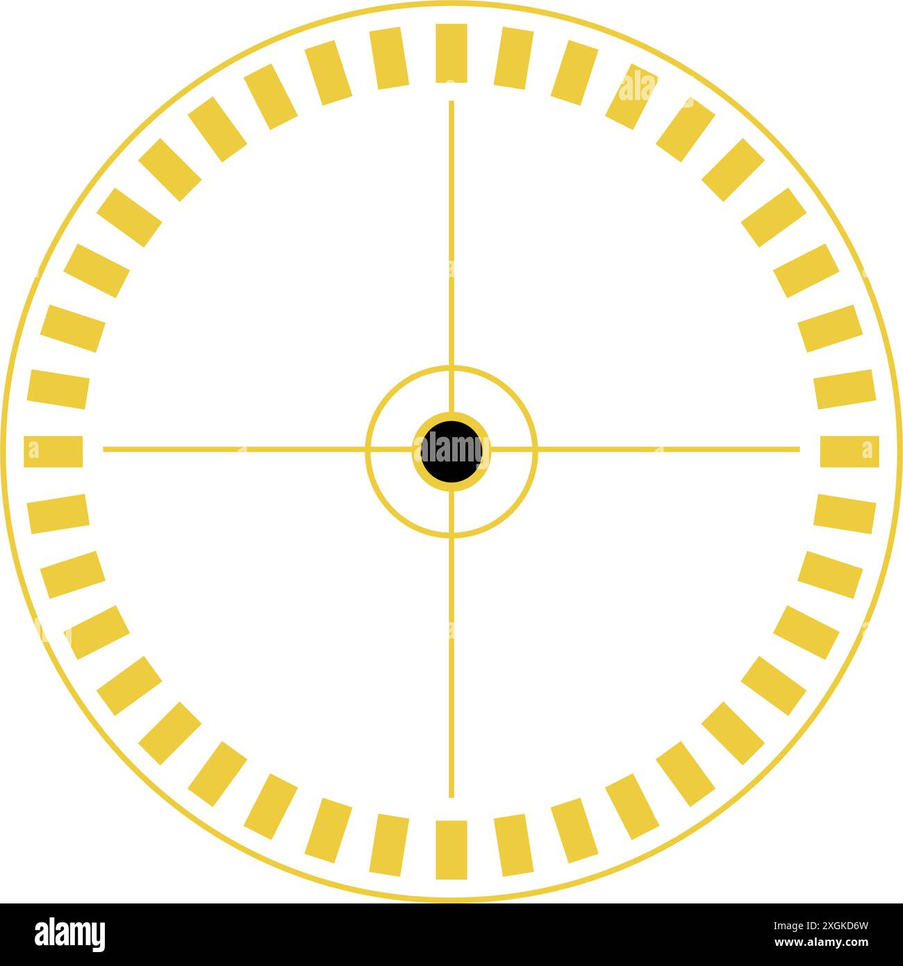 target futuristic aim cartoon vector illustration Stock Vector Image ...