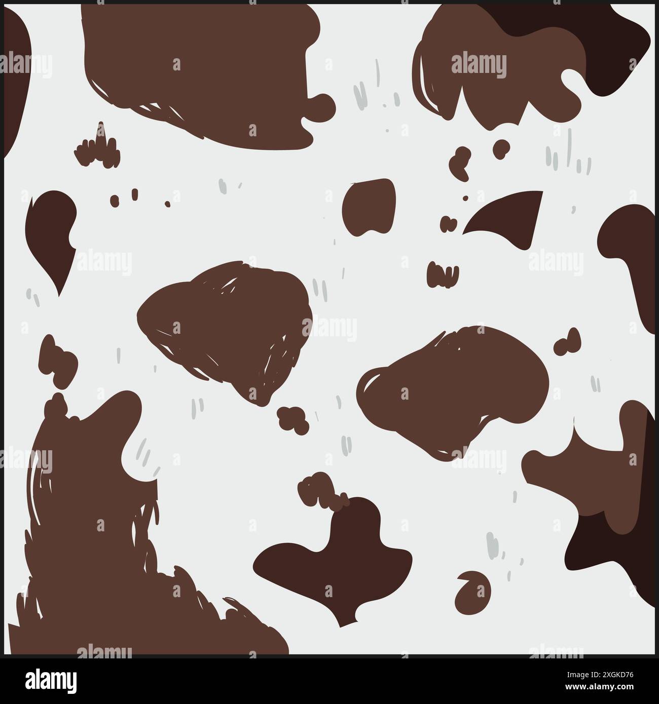 seamless cow skin cartoon vector illustration Stock Vector Image & Art ...