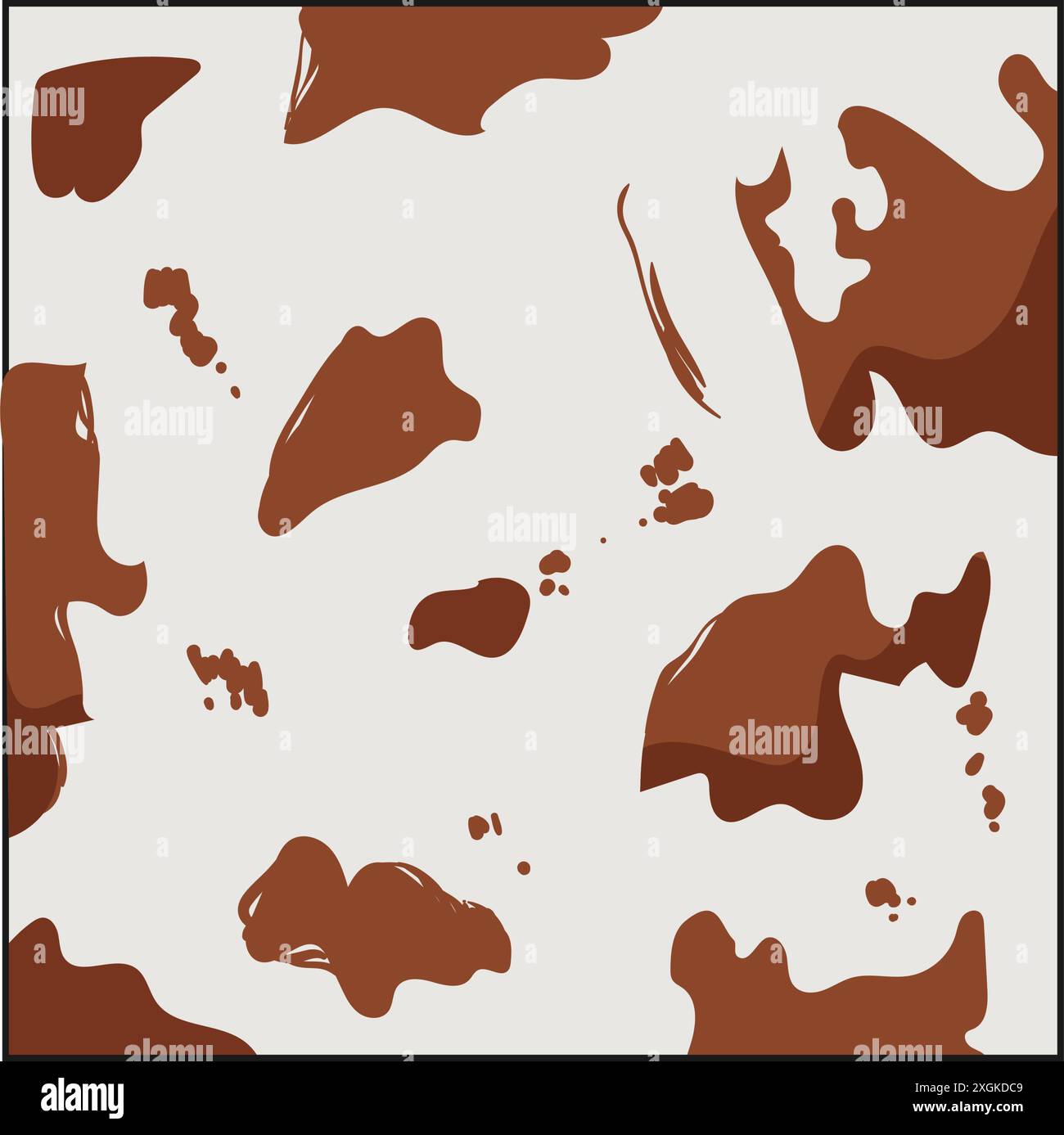 animal cow skin cartoon vector illustration Stock Vector Image & Art ...