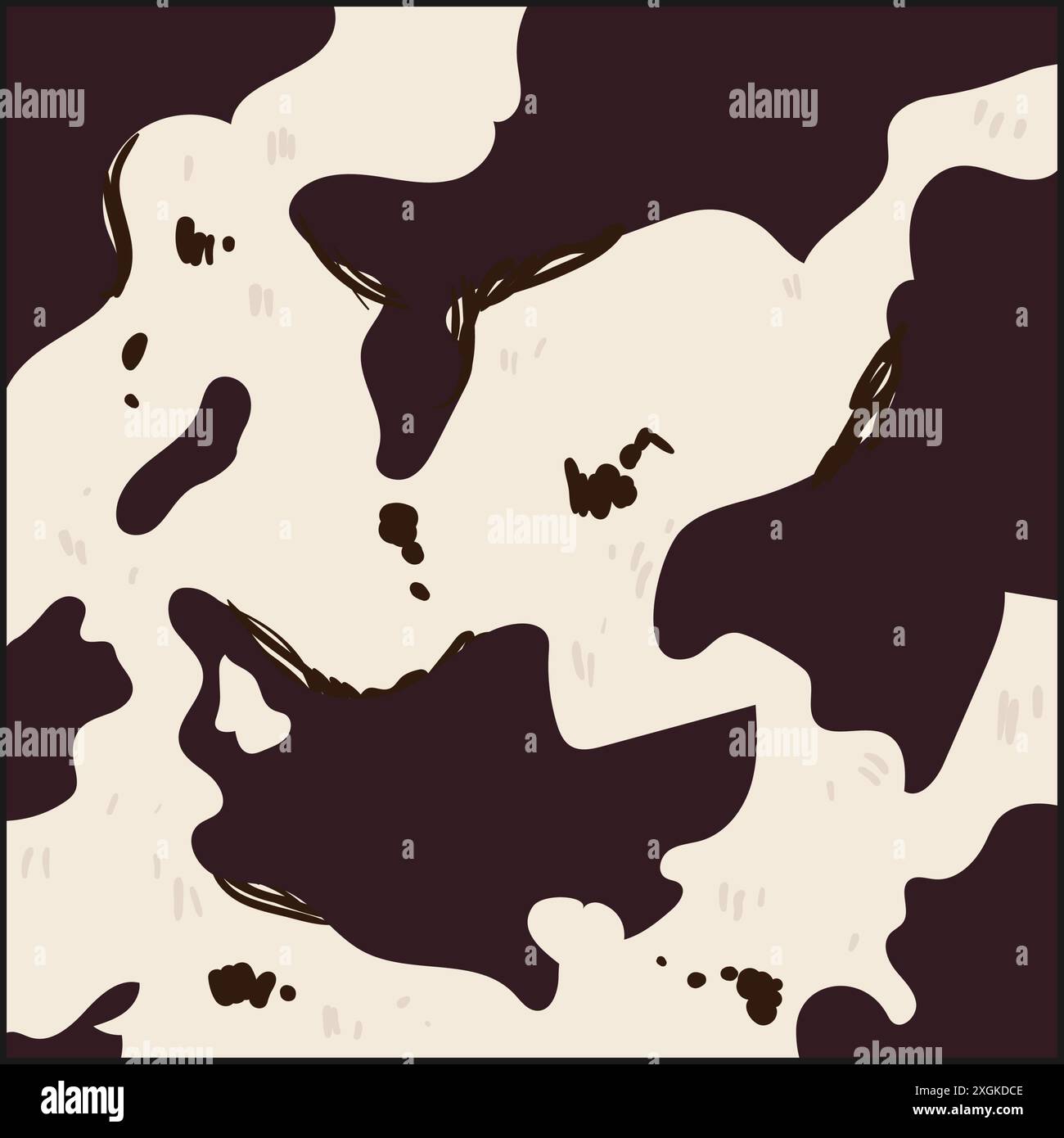 farm cow skin cartoon vector illustration Stock Vector Image & Art - Alamy