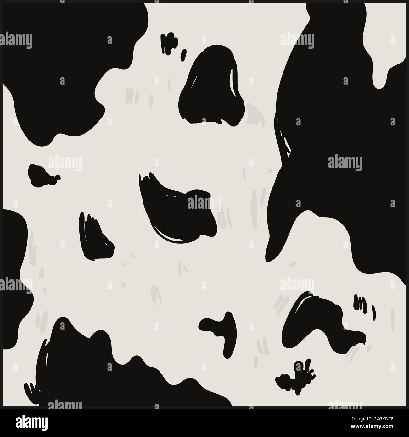 spot cow skin cartoon vector illustration Stock Vector Image & Art - Alamy