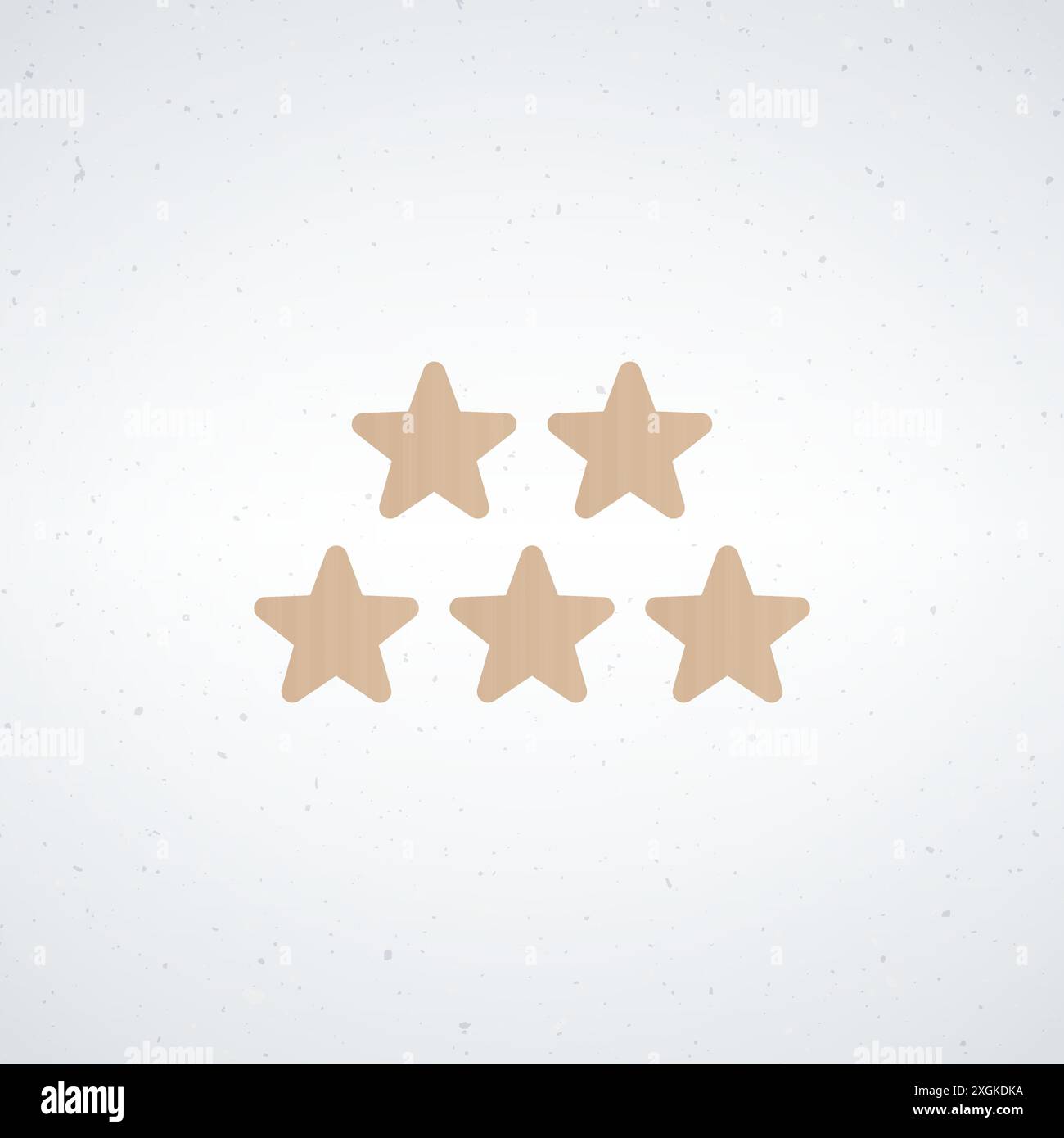 Five stars customer product rating review. Stock vector illustration isolated on white ...