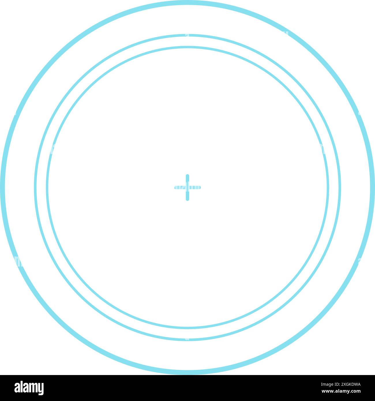 game futuristic aim cartoon vector illustration Stock Vector Image ...