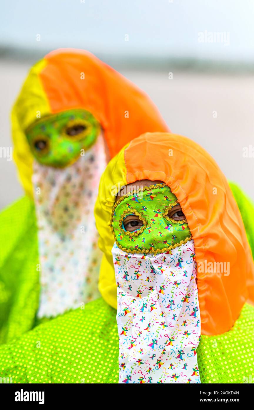 A traditional Monocuco from the Barranquilla Carnival stands proudly in ...