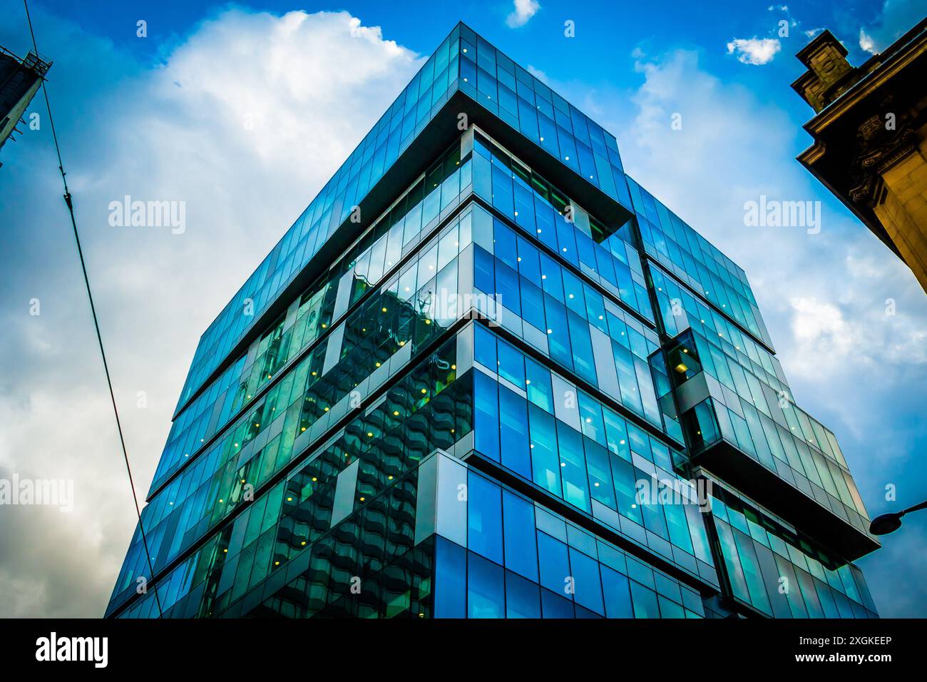 A selection of architectural buildings in Northern England Stock Photo ...