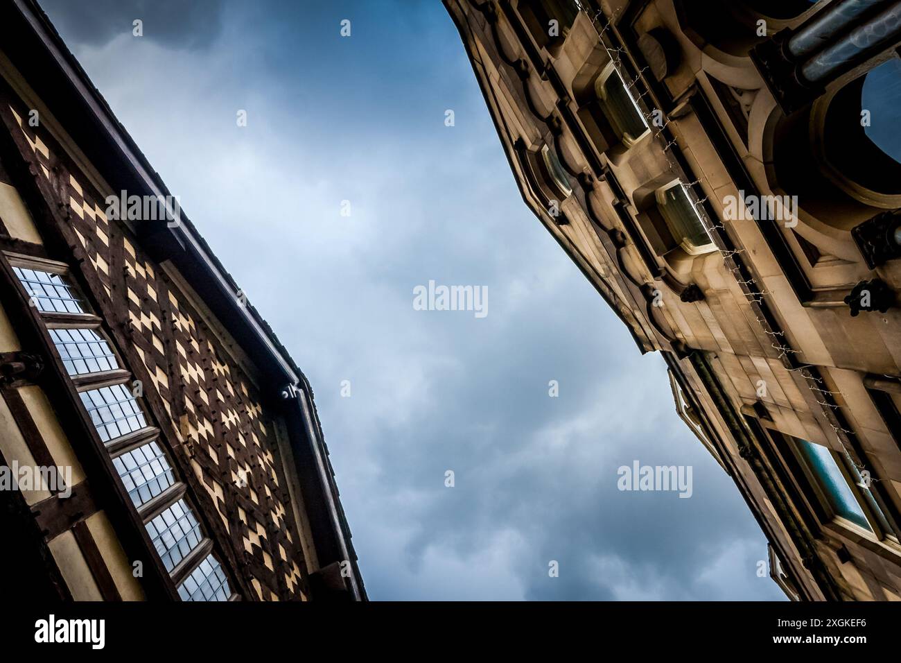 A selection of architectural buildings in Northern England Stock Photo ...