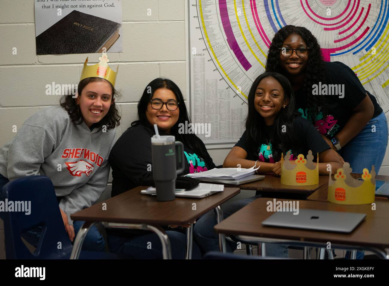 Seniors Last First day Stock Photo - Alamy