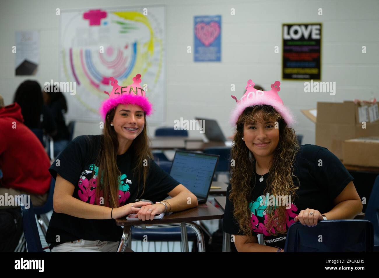 Seniors Last First day Stock Photo - Alamy