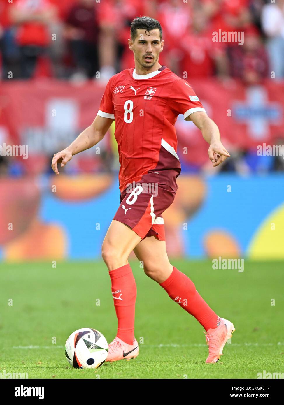 DUSSELDORF - Remo Freuler of Switzerland during the UEFA EURO 2024 ...