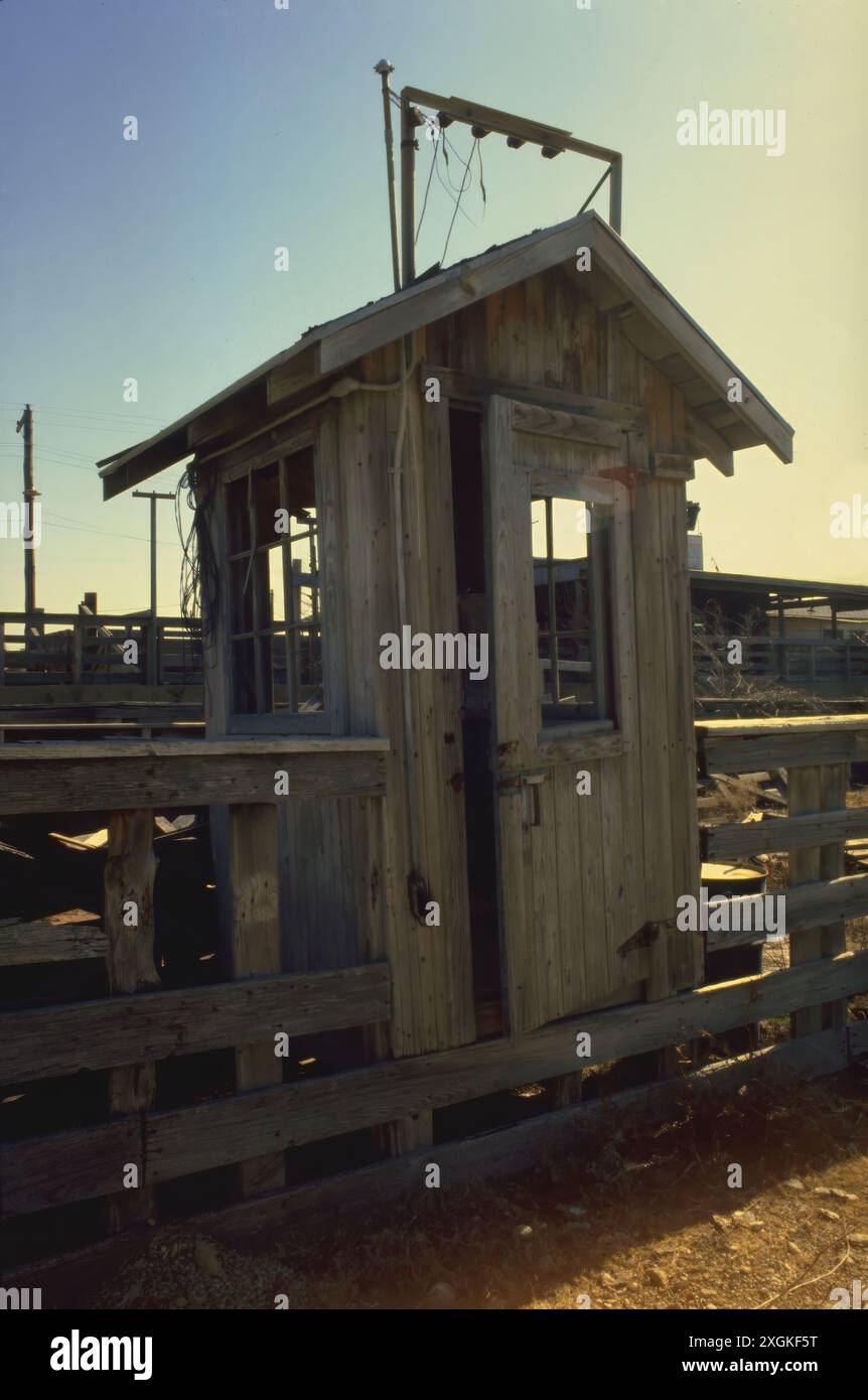 Fort Worth Texas Stockyard pen building 1980 Stock Photo - Alamy